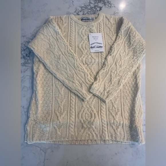 Aran Crafts | Sweaters | New Aran Crafts Sweater Ireland Made Cable Xl ...